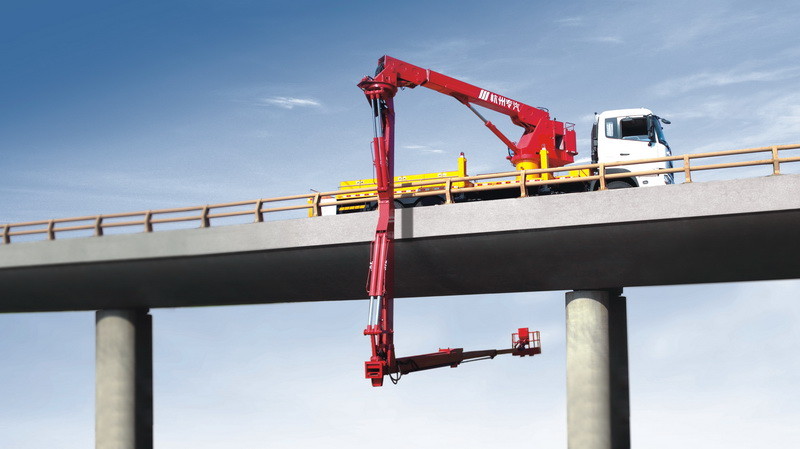Boom Type Under Bridge Inspection Equipment Dongfeng Chassis 6x4 245HP ...